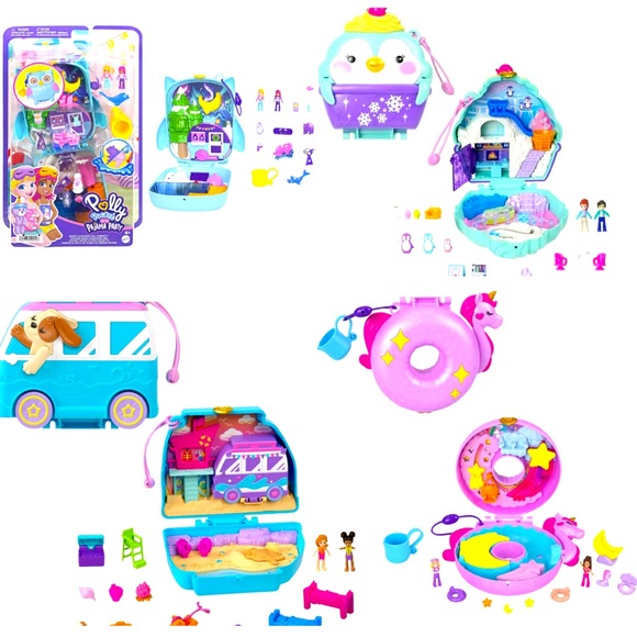 Mattel | Toys | 4 Piece Polly Pocket Dolls Gift Set | Poshmark